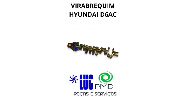 Virabrequim Hyundai D6AC